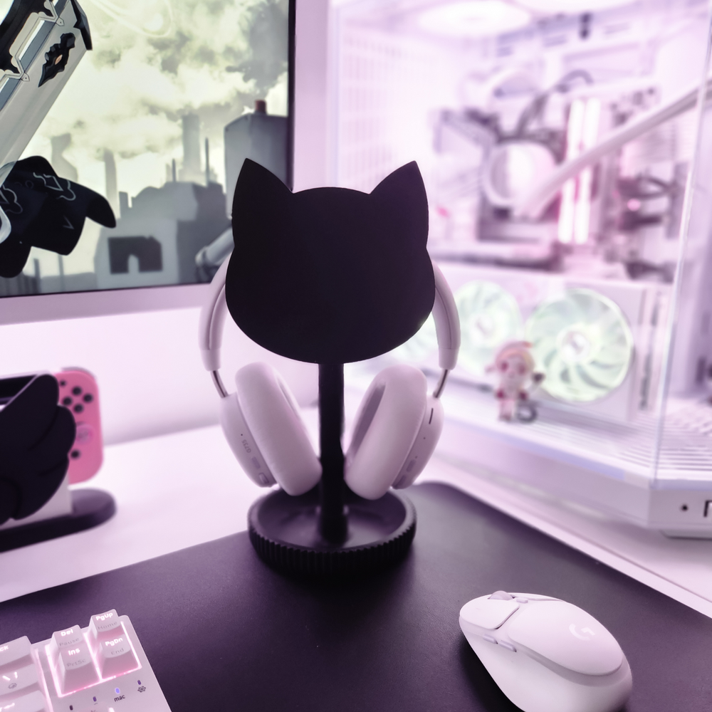 Cat Headphone Stand – Hello Oregano